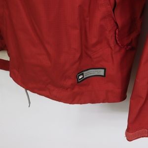 REI | Jackets & Coats | Rei Elements Mens Medium Hooded Rain Jacket Red ...